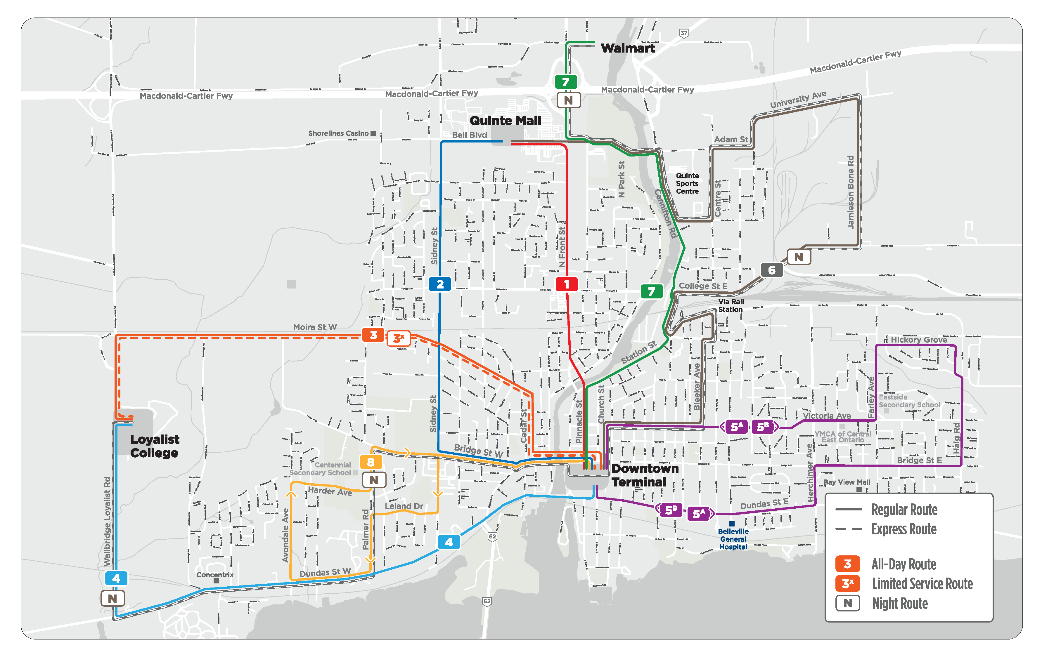 Routes and Schedules - City of Belleville